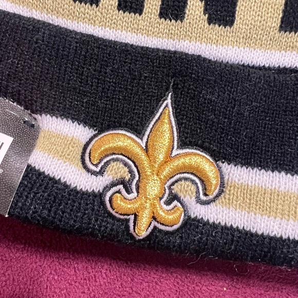 New Era | Accessories | New Orleans Saints New Era Knit Pom Hat Beanie ...